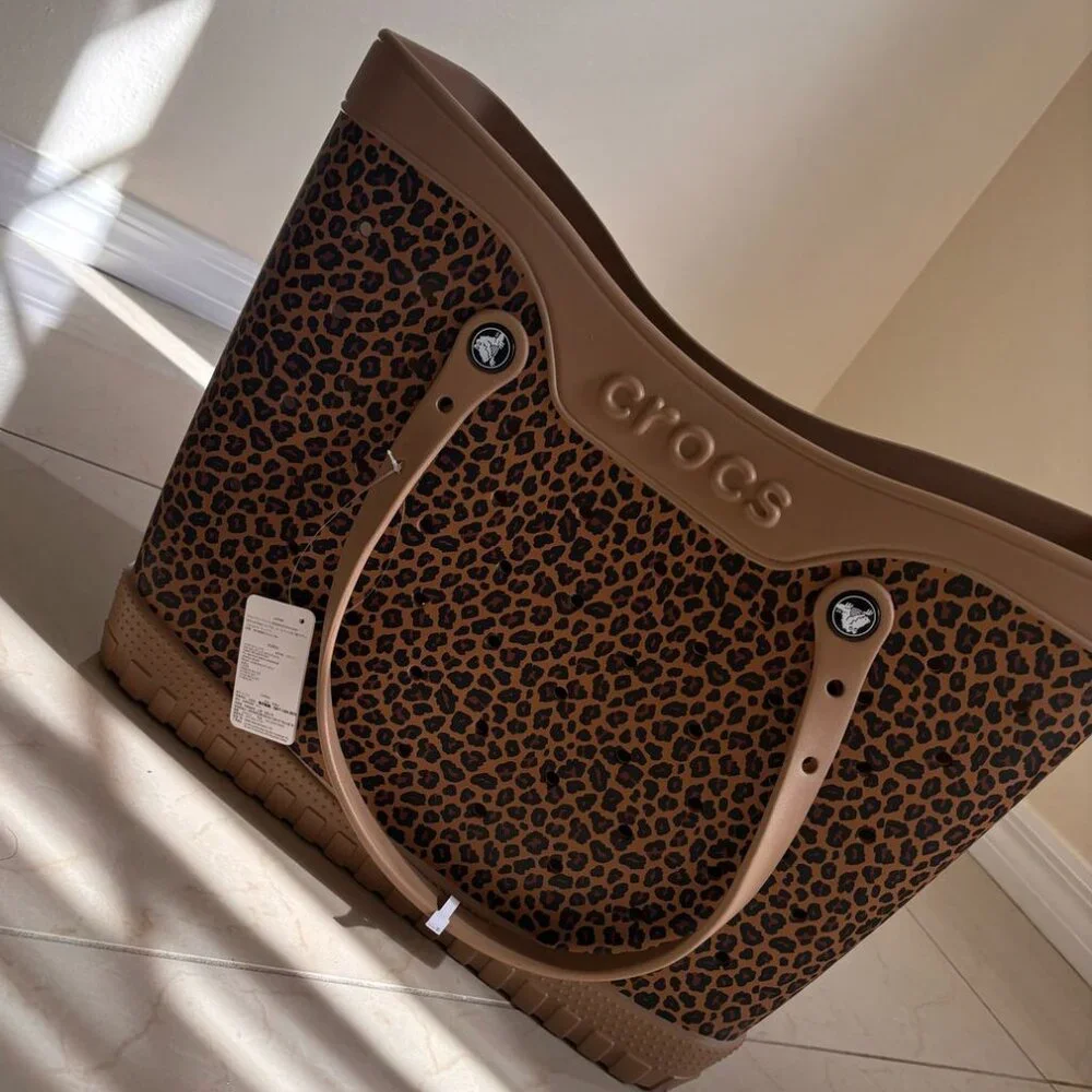 CROCS | Bags | Crocs Leopard Large Tote Nwt | Poshmark
